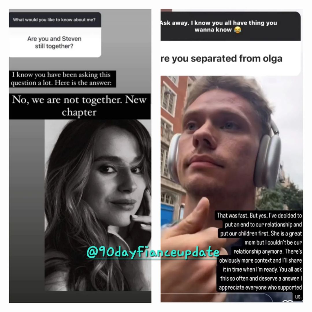 90 Day Fiancé Shock: Steven & Olga Announce Their Official Split! Find ...